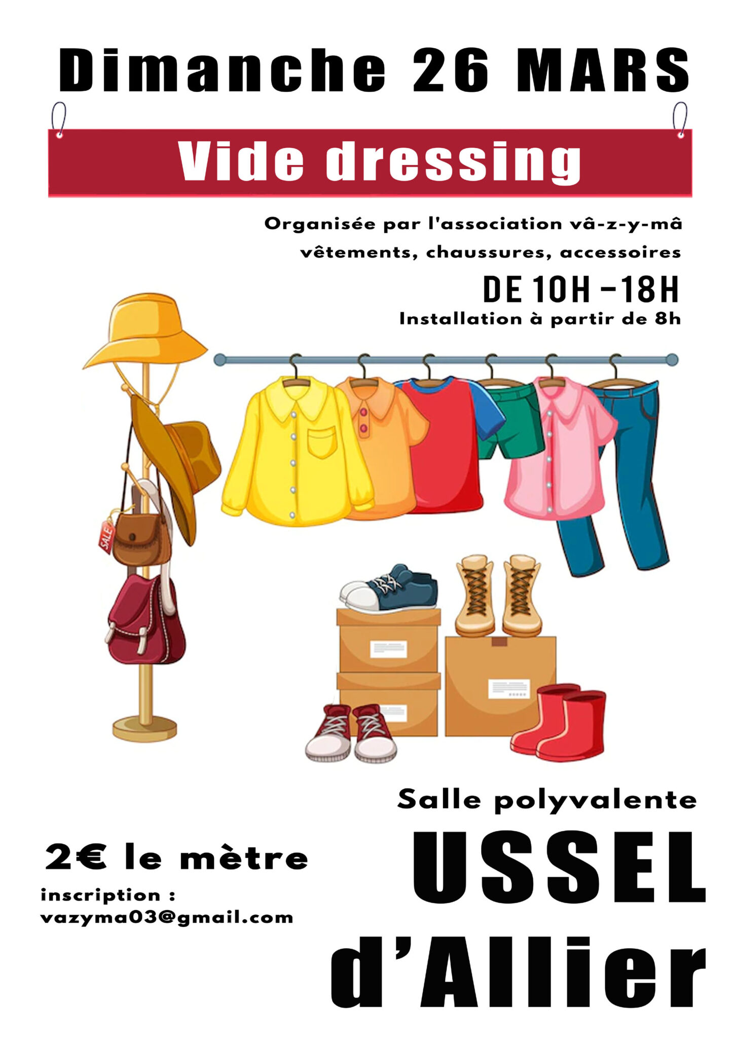 Vide dressing – Ussel d'Allier